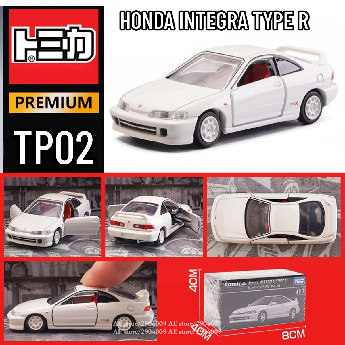 Takara-Tomy-Tomica-Premium-TP02-Modelo-de-coche-a-escala-HONDA-INTEGRA ...