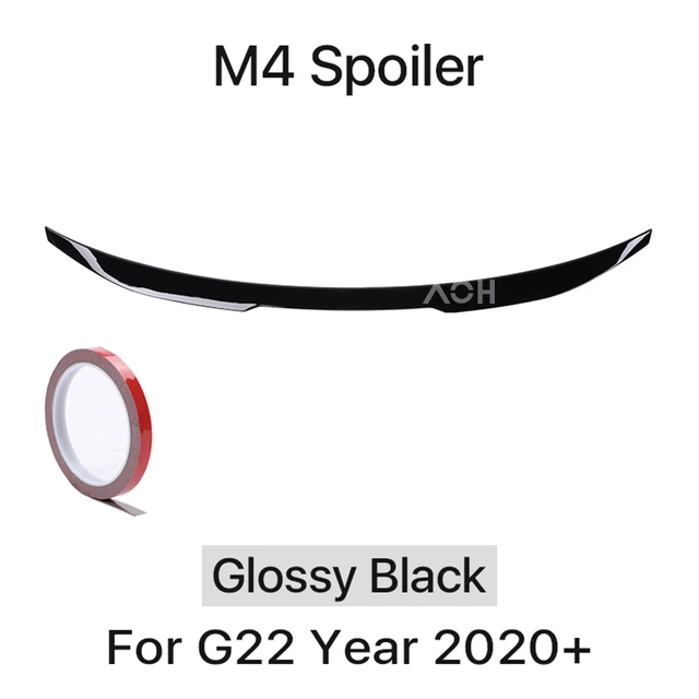 Carbon Fiber Rear Bumper Lip Trunk Roof Spoiler Wing MP M4 PSM Style ...