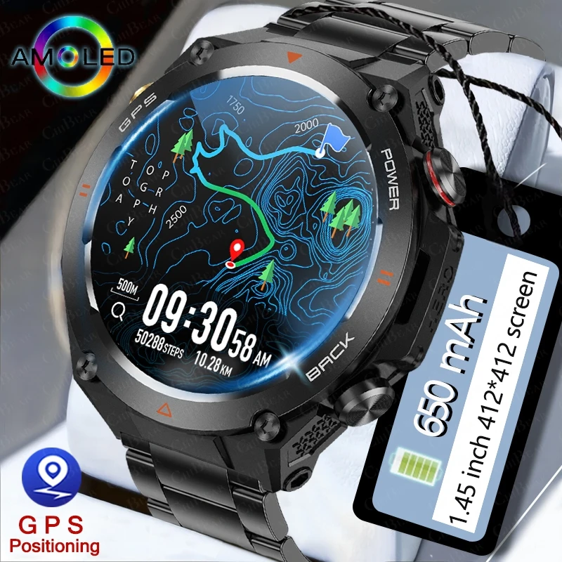 Reloj-inteligente-con-GPS-para-hombre-y-mujer-pulsera-con ...
