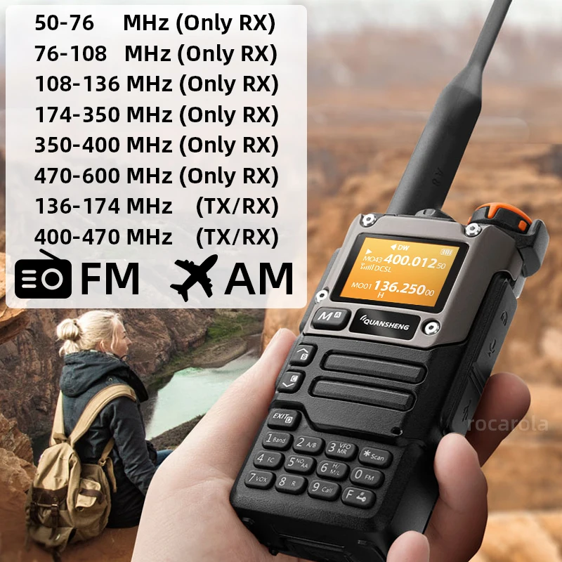 Quansheng Tk11 Walkie Talkie Quansheng UV-K5 - 200 Canales, VHF/UHF ...