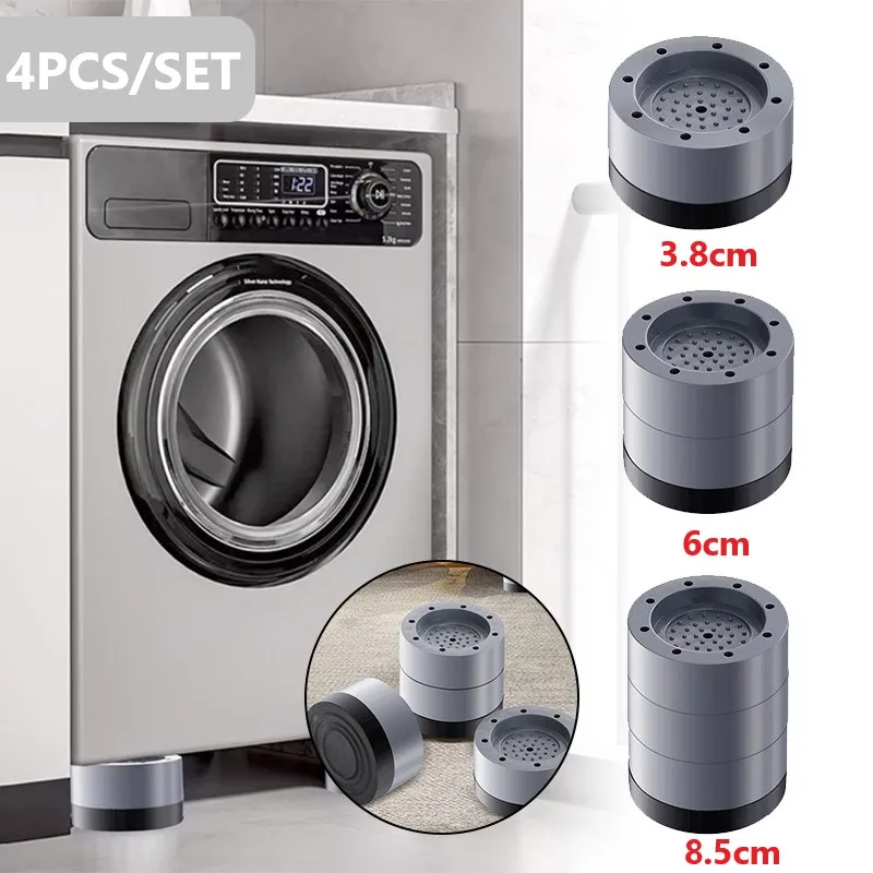 4Pcs-Set-Anti-Vibration-Feet-Pads-Rubber-Washing-Machine-Legs-Mat ...