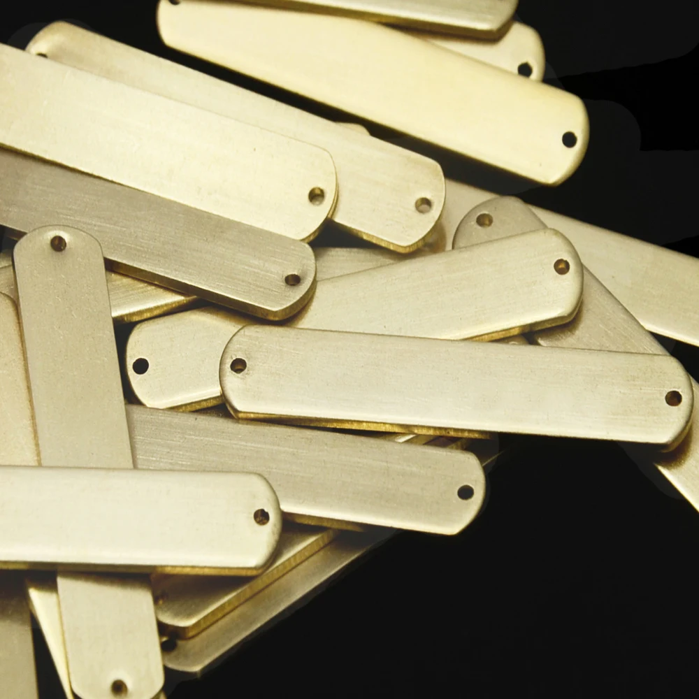 20pcs-Retangble-Blank-Brass-NamePlate-for-Stamping-Engraving-Plain ...