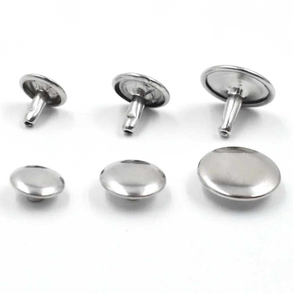 500-Sets-Double-Cap-Rivets-for-Clothes-Leathers-Decoration-Metal-Rivets ...