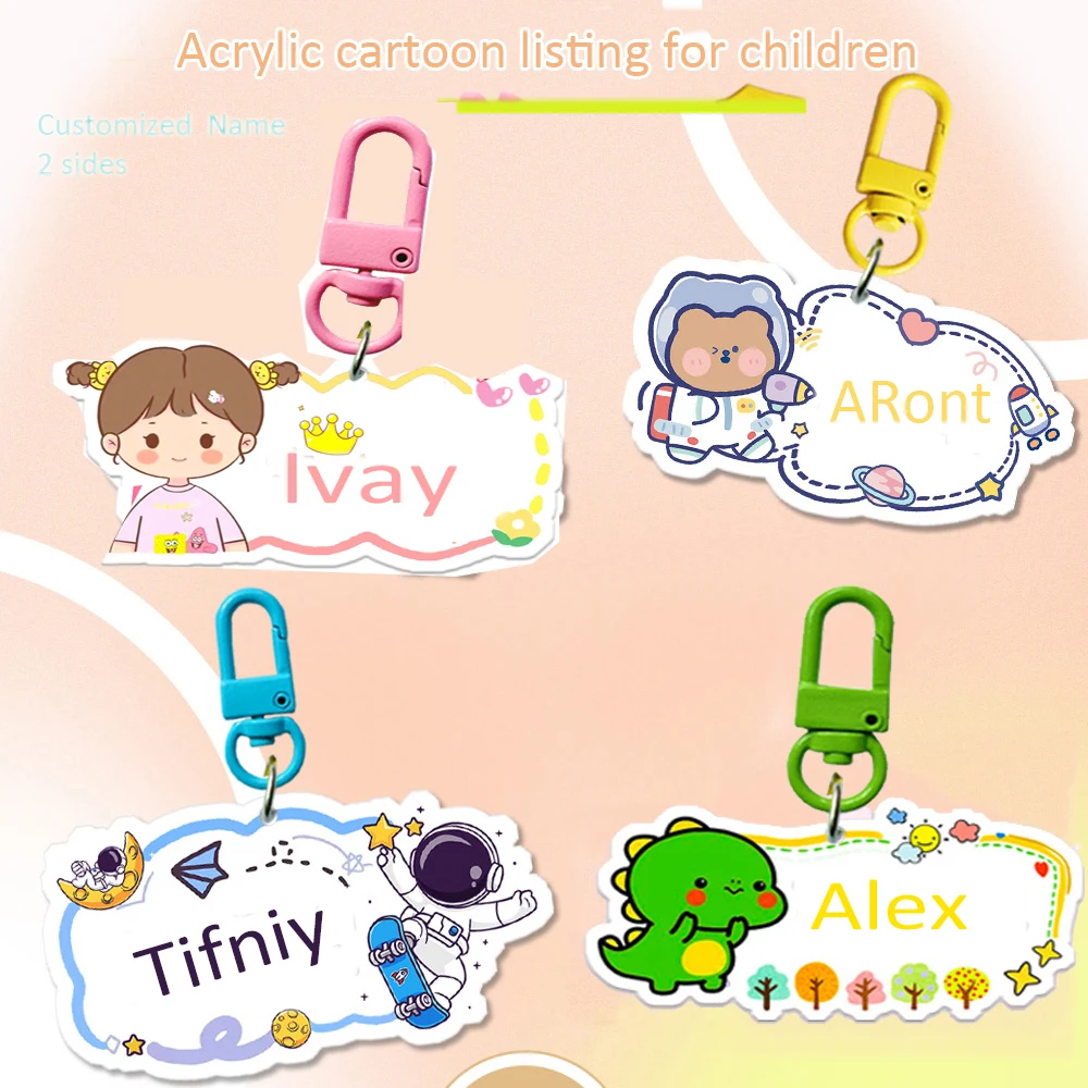 Customized-Name-Tag-DIY-For-Kids-Hanging-On-SchoolBag-Clothes-Cup ...