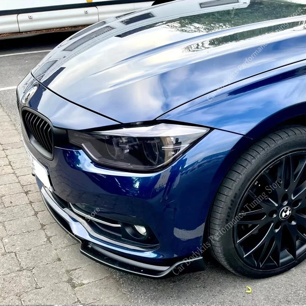 3Pcs-Car-Front-Bumper-Lip-Spoiler-Splitter-Diffuser-For-BMW-F30-F31-3 ...