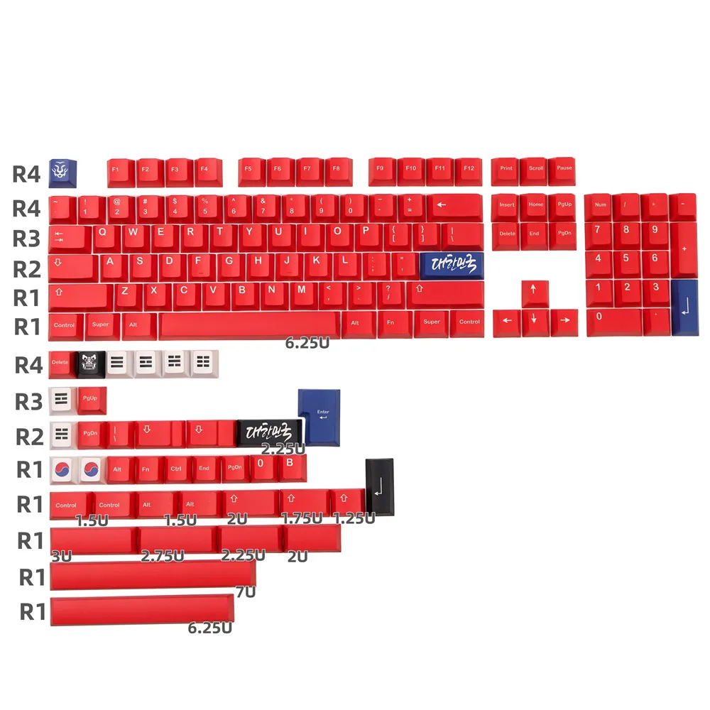 GMK-Red-Devils-PBT-Keycap-142-Keys-Cherry-Profile-DYE-Sublimation ...
