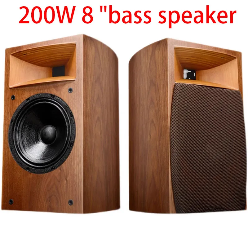 200W-8-Inch-Speaker-HiFi-Bookshelf-Speaker-Passive-Audio-Horn ...