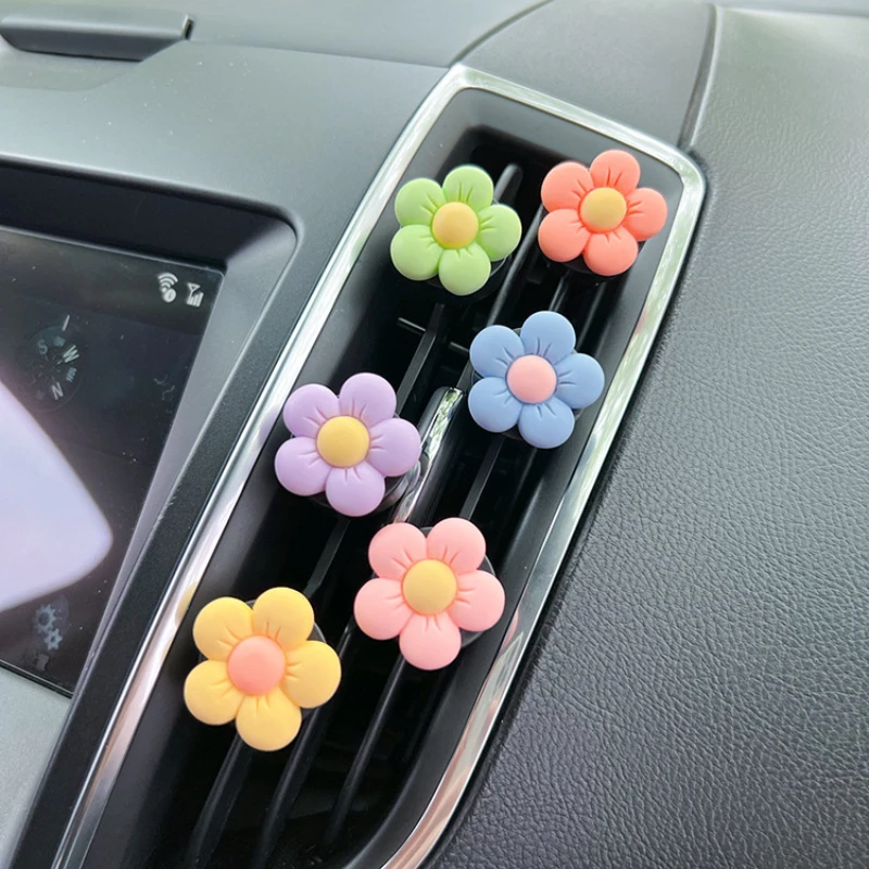 Cute-Flower-Aromatherapy-Car-Air-Outlet-Decoration-Perfume-Clip-Air ...