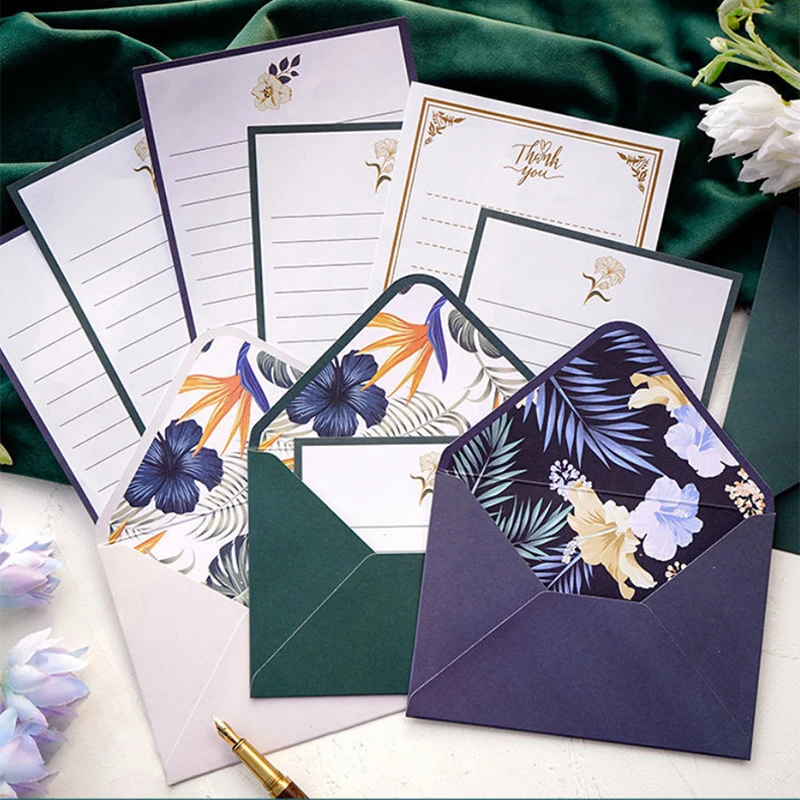 6/8/20pcs/lot Vintage Iridescent Paper Envelopes Kraft Letter Envelope ...