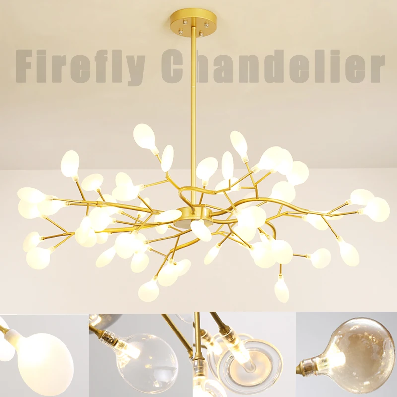 Led-Chandelier-Firefly-Ceiling-Lights-Plafondlamp-Led-Lights-Plafonnier ...