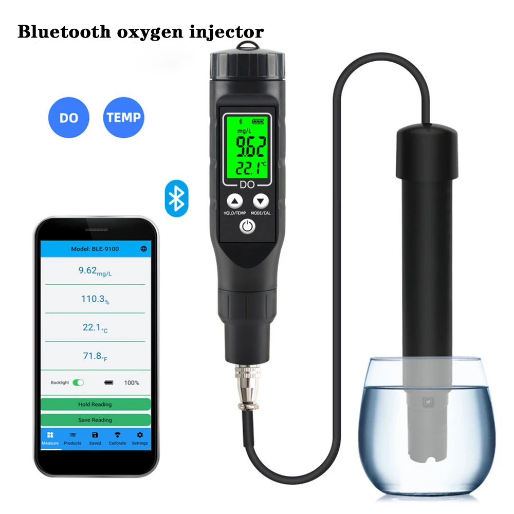 BLE-9100-Smart-Bluetooth-Dissolved-Oxygen-Meter-Multifunction ...