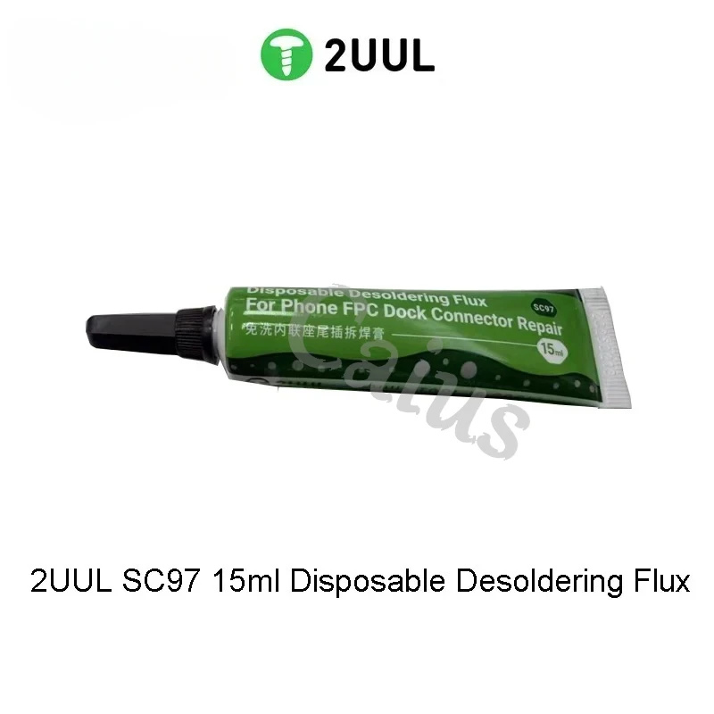 2UUL SC97 15ml Disposable Desoldering Flux For Mobile Phone FPC Insert ...