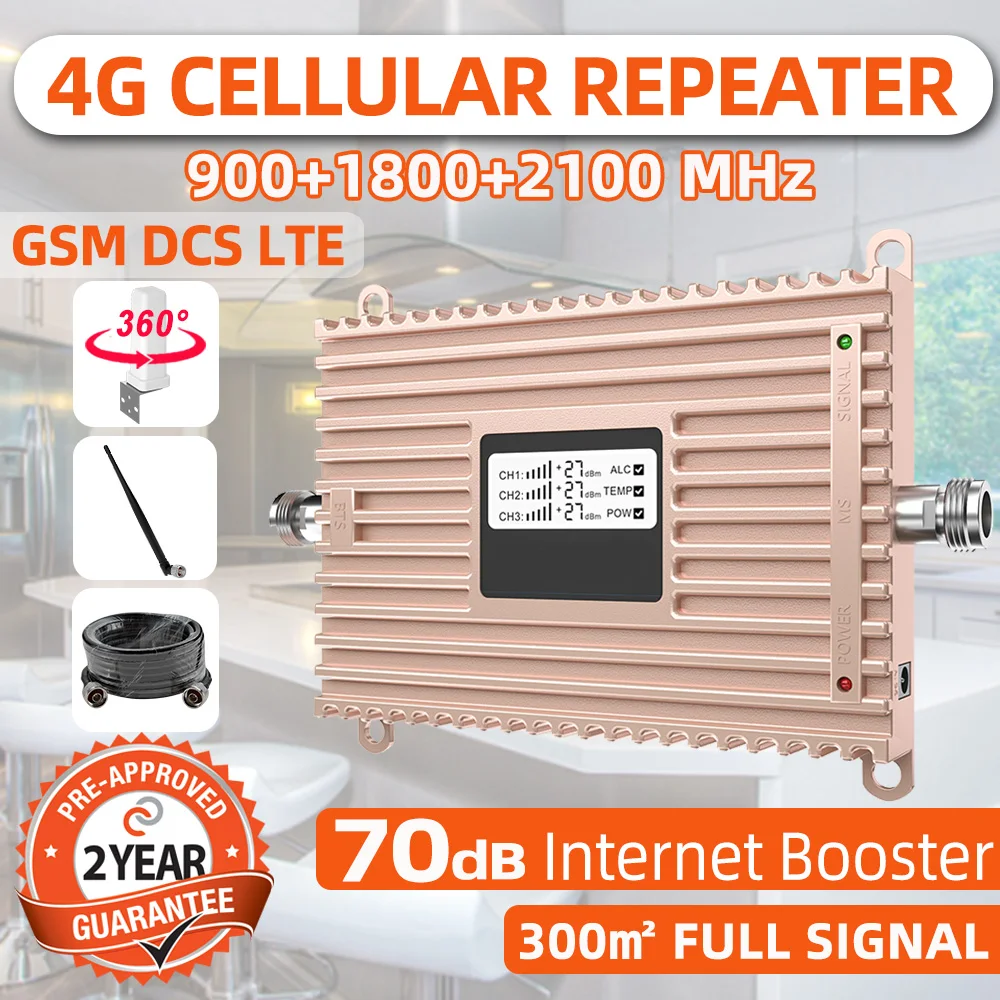 signal-repeater-4g-cellular-amplifier-2g-3g-70db-900-1800-2100mhz ...