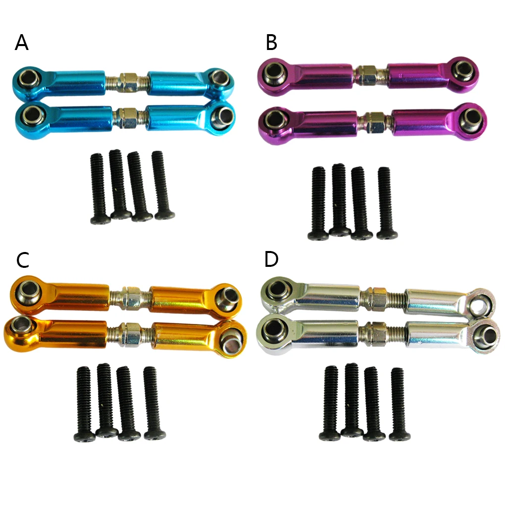 RCGOFOLLOW-Aluminum-Alloy-Steering-Link-Rod-Set-RC-Upgrade-Part-Rc ...
