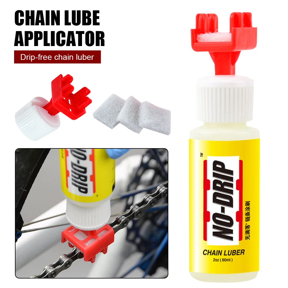 60ml Professional Bicycle Chain Luber Lubricate Oil Container No Drip ...