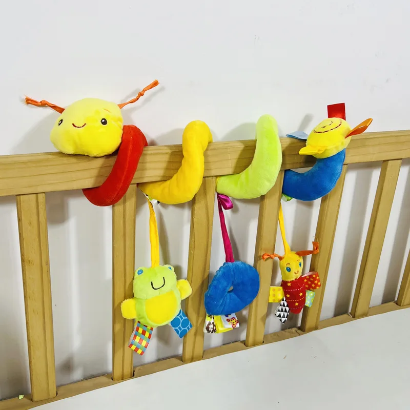 Cartoon Color Bee Bed Around Ring BB Machine Lathe Hanging Toy Plush ...