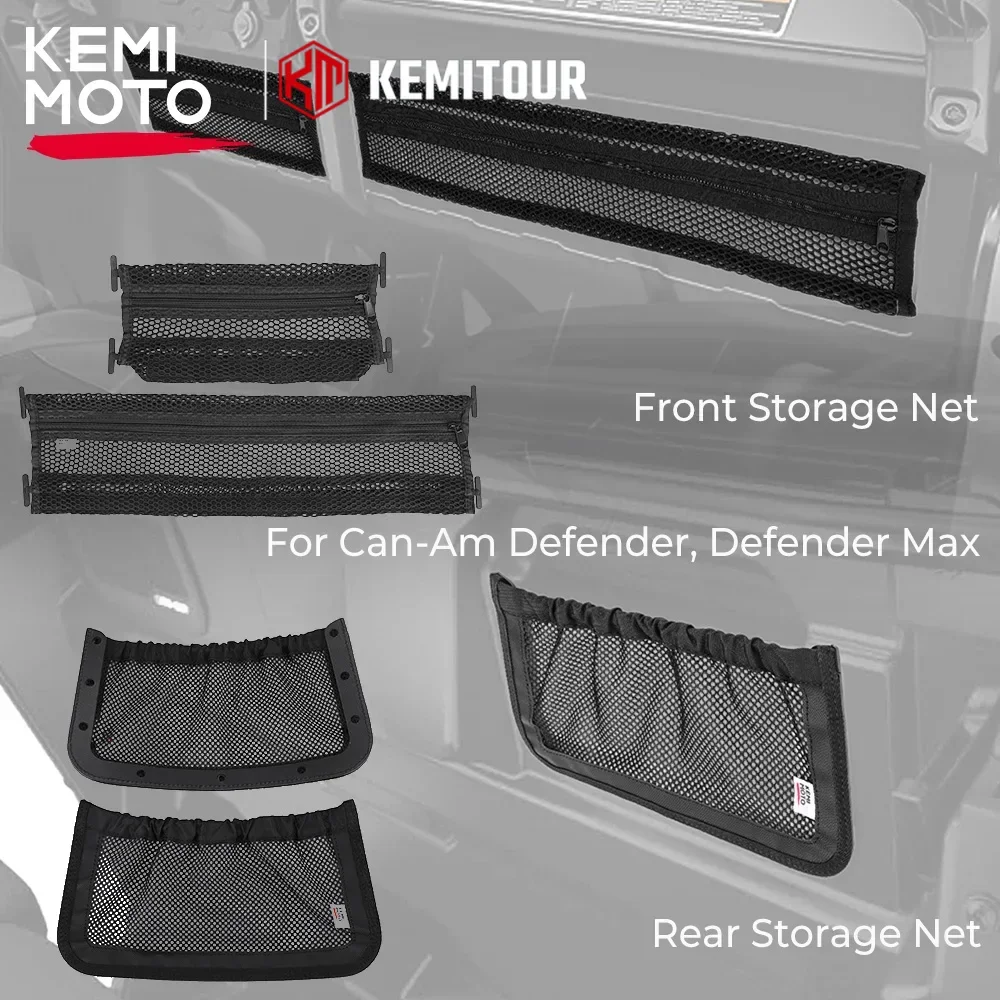 Front-Rear-Dashboard-Dash-Storage-Basket-And-Nets-UTV-for-Can-Am ...