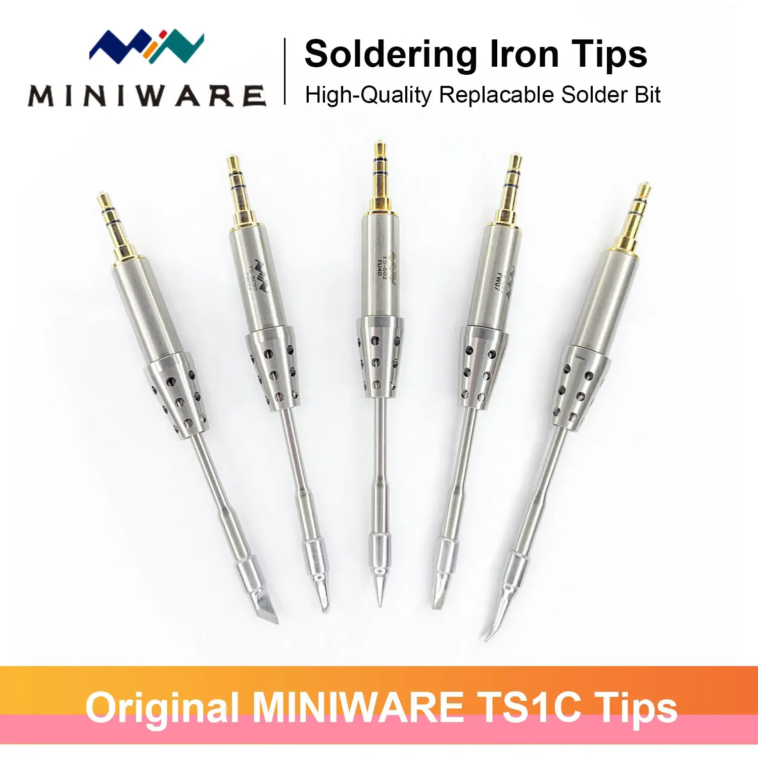 MINIWARE-TS80P-TS80-TS1C-Original-High-quality-Soldering-Iron-Tips ...