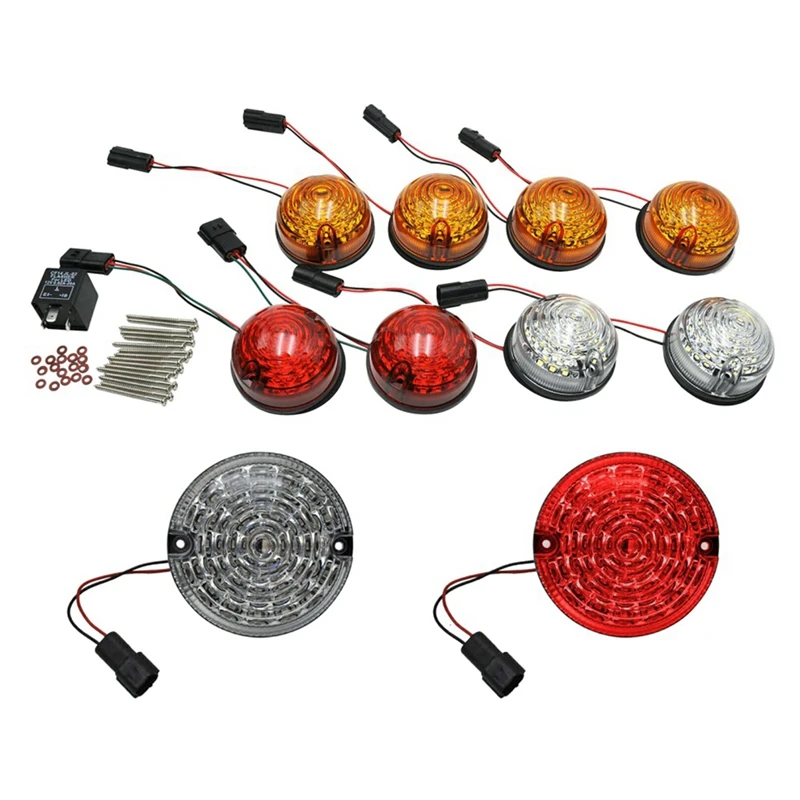 10Pcs-Car-Front-Rear-Signal-Indicator-Lamp-Stop-Fog-Reversing-Light-For ...