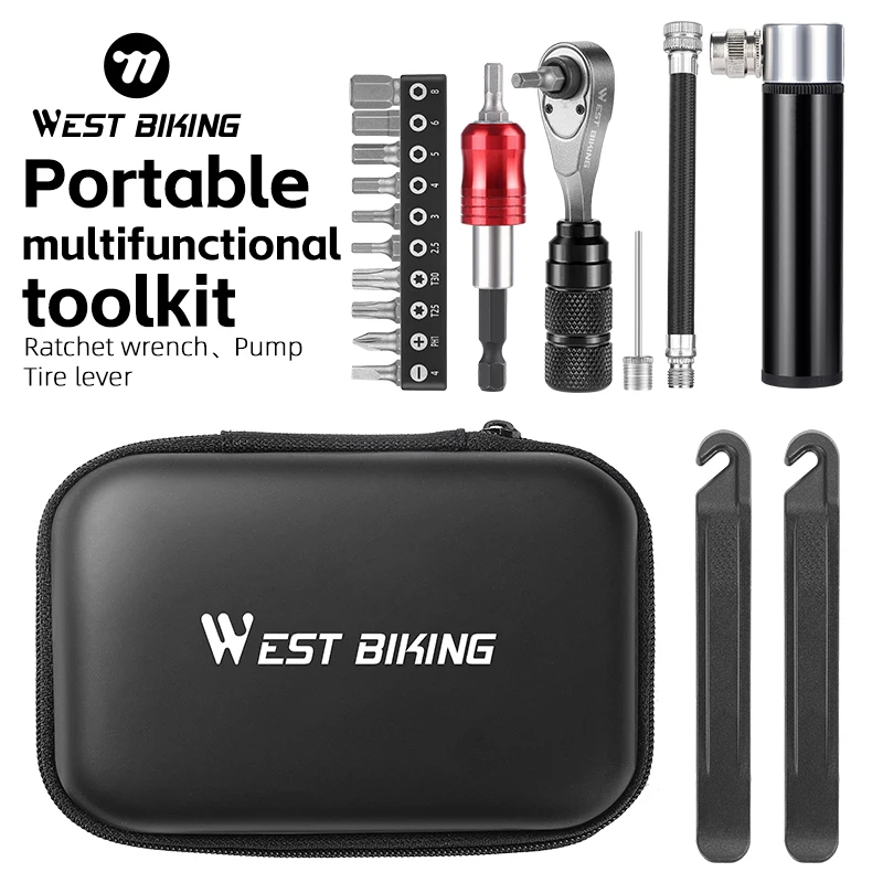 WEST-BIKING-Bicycle-Portable-Multifunctional-Toolkit-Bike-Tool-Repair ...