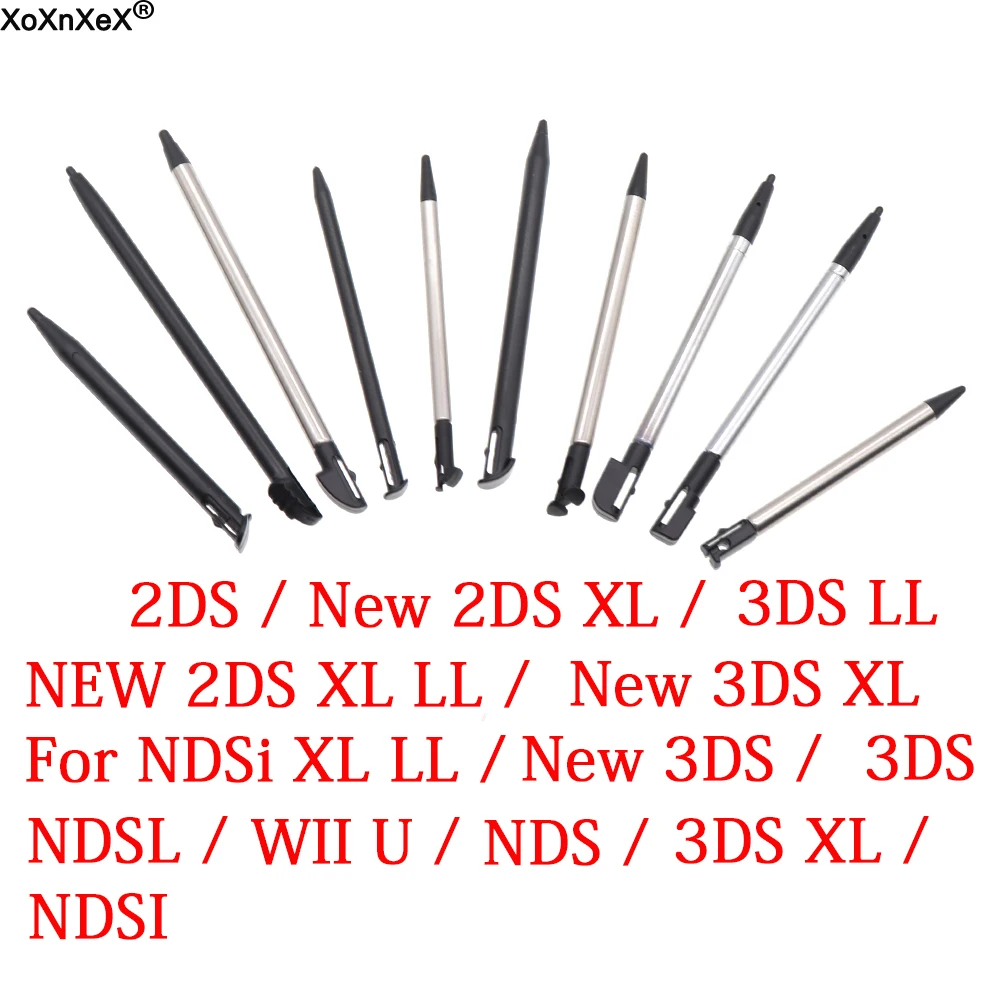 5PCS Metal Telescopic Stylus Plastic Stylus Touch Screen Pen for 2DS ...