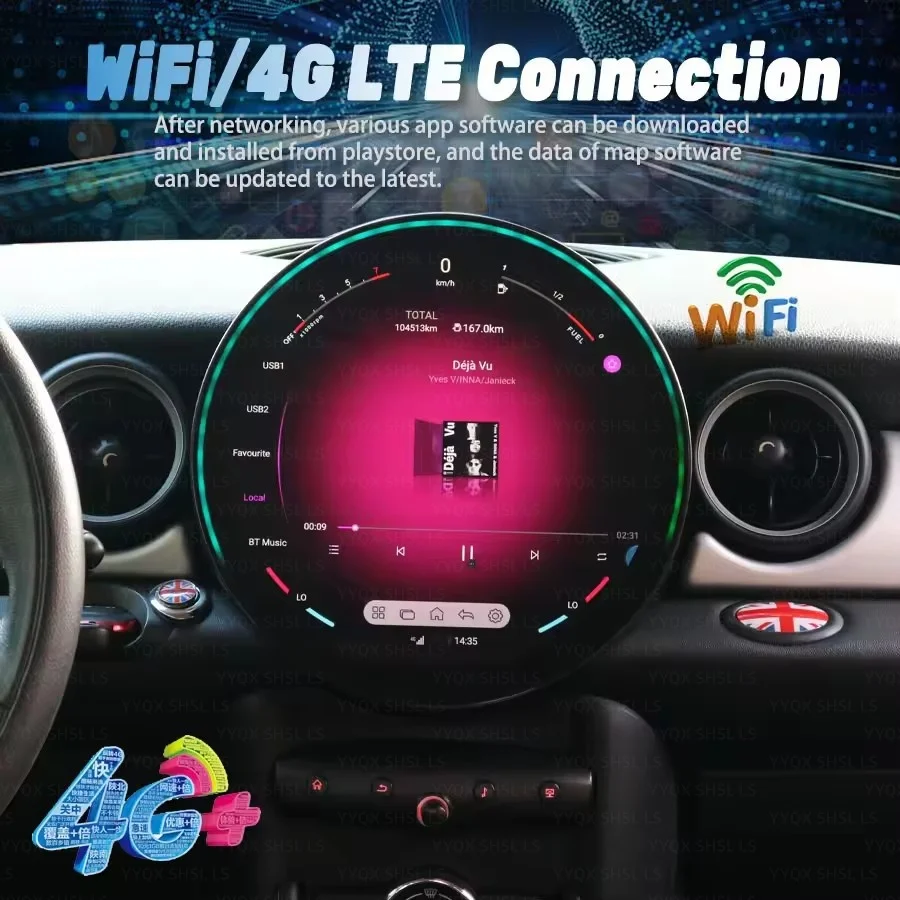 11.7" For BMW Mini Cooper R51 R56 R57 R58 R60 R61 2007-2015 Android ...