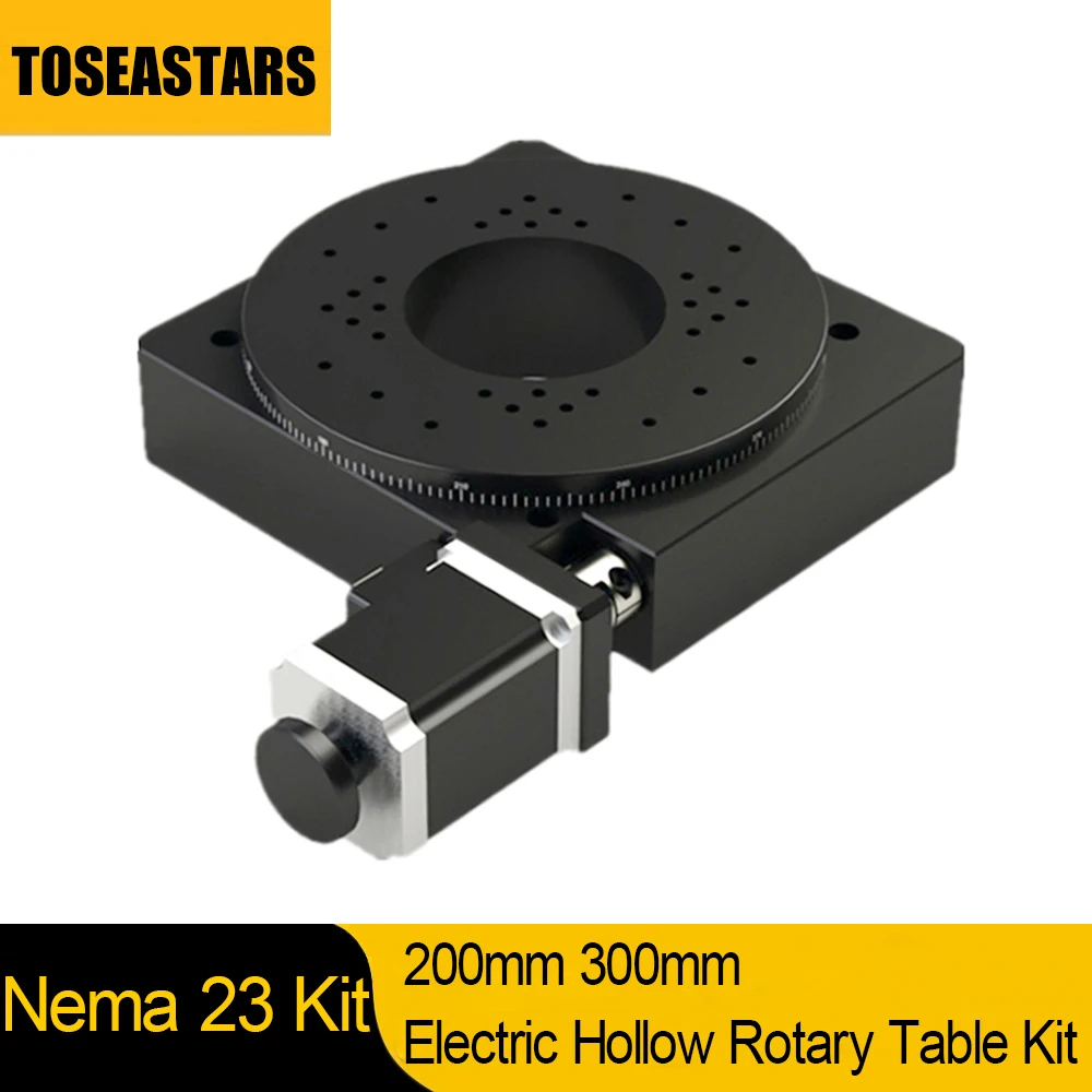 CNC-Hollow-Rotary-Table-Gearbox-Reducer-Electric-Rotary-Platform ...