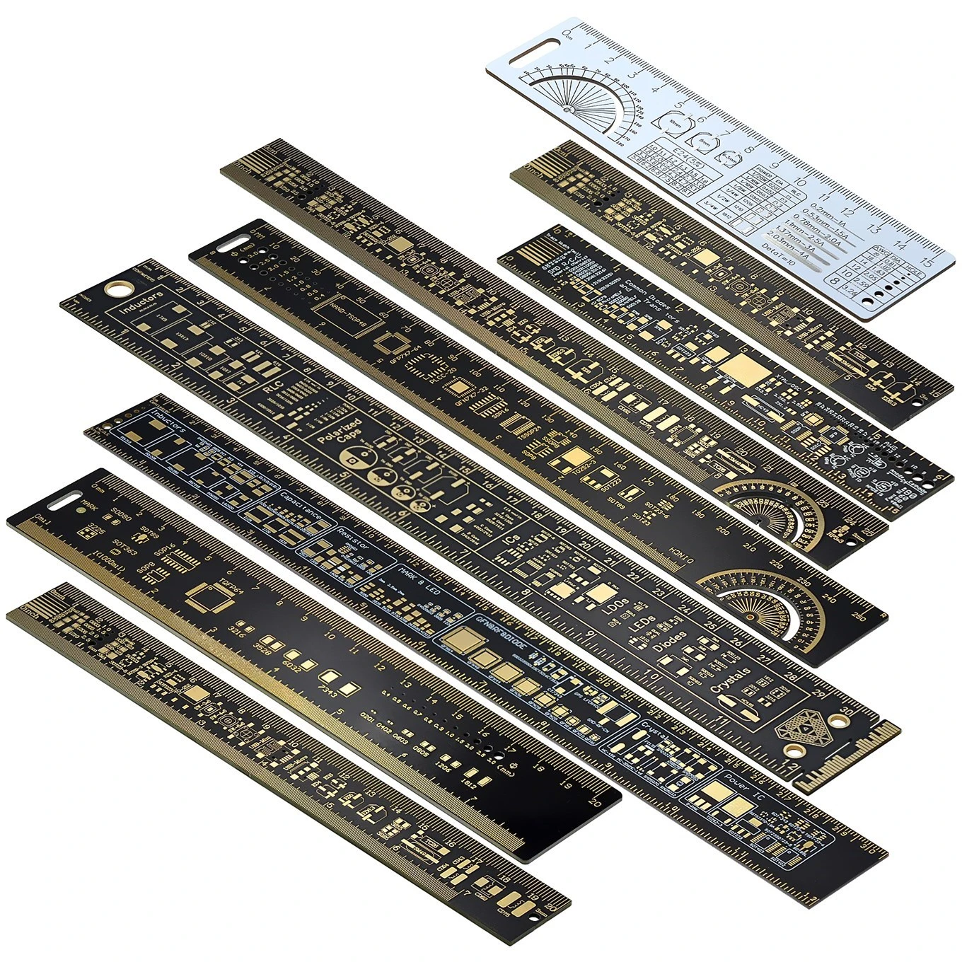 Ruler Pcb Ruler Engineering Pcb Package Unit 15cm 20cm 25cm 30cm ...
