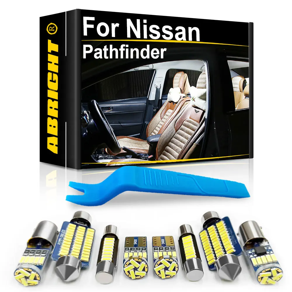 Car Interior LED Lights Canbus For Nissan Pathfinder R50 R51 R52 R53 ...
