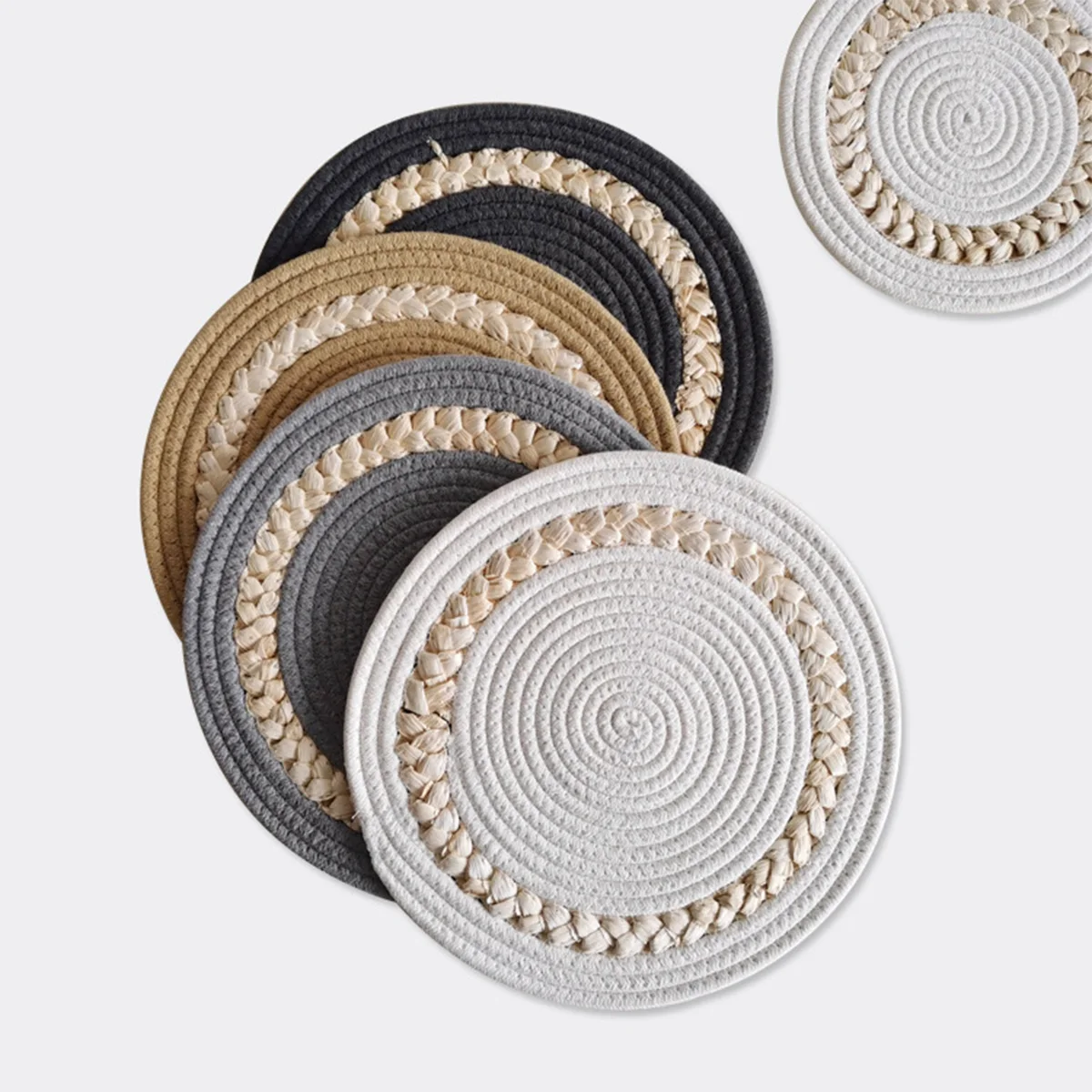 Handmade-Boho-Placemats-Set-of-4-Woven-Table-Mats-Macrame-D-cor-and ...