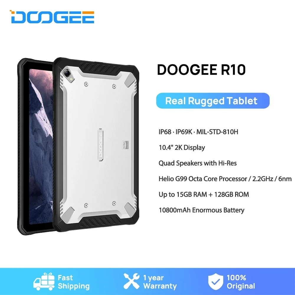 DOOGEE-R10-Rugged-Tablet-10-4-2K-Display-Helio-G99-Octa-Core-15GB-128GB ...
