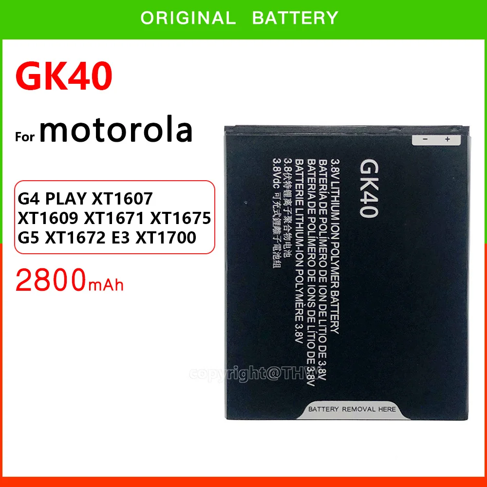 100-Genuine-GK40-2800mah-Battery-G4Play-For-Motorola-Moto-G4-Play-E4 ...