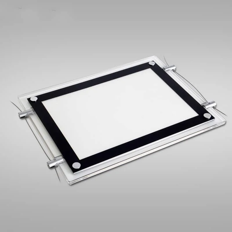 (2 Units Frame) A4 Single Sided Acrylic Frame Display for LED Displays ...