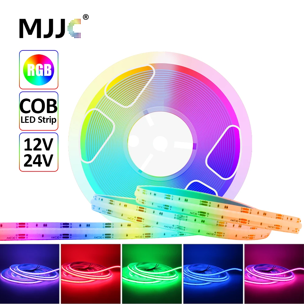 RGB-COB-LED-Strip-Light-DC-12V-24V-756-LEDs-m-840-LEDs-m-Flexible ...