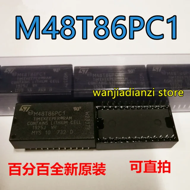 St M48t86pc1 Dip-24 5v Pc Real Time Clock Arduino ST M48T86PC1 5V Real ...