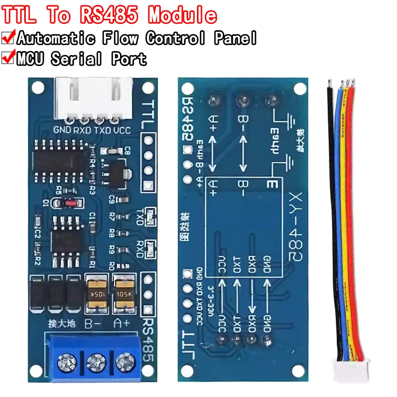 TTL-to-RS485-Converter-3-3V-5-0V-Hardware-Automatic-Control-Converter ...
