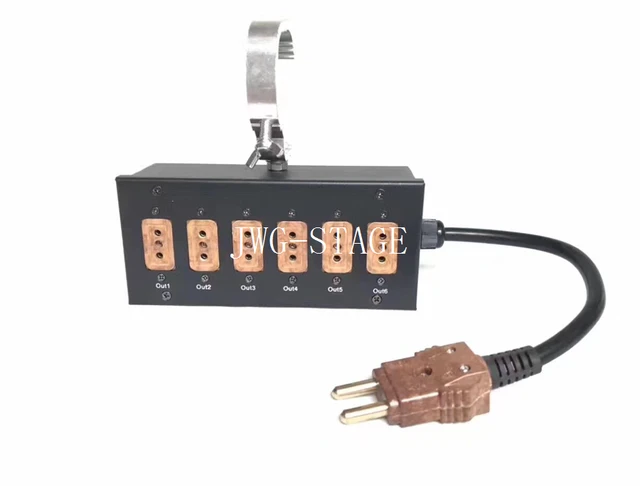 Stage Light Truss Junction Box Power Distribution Box 6-Way 10A ...