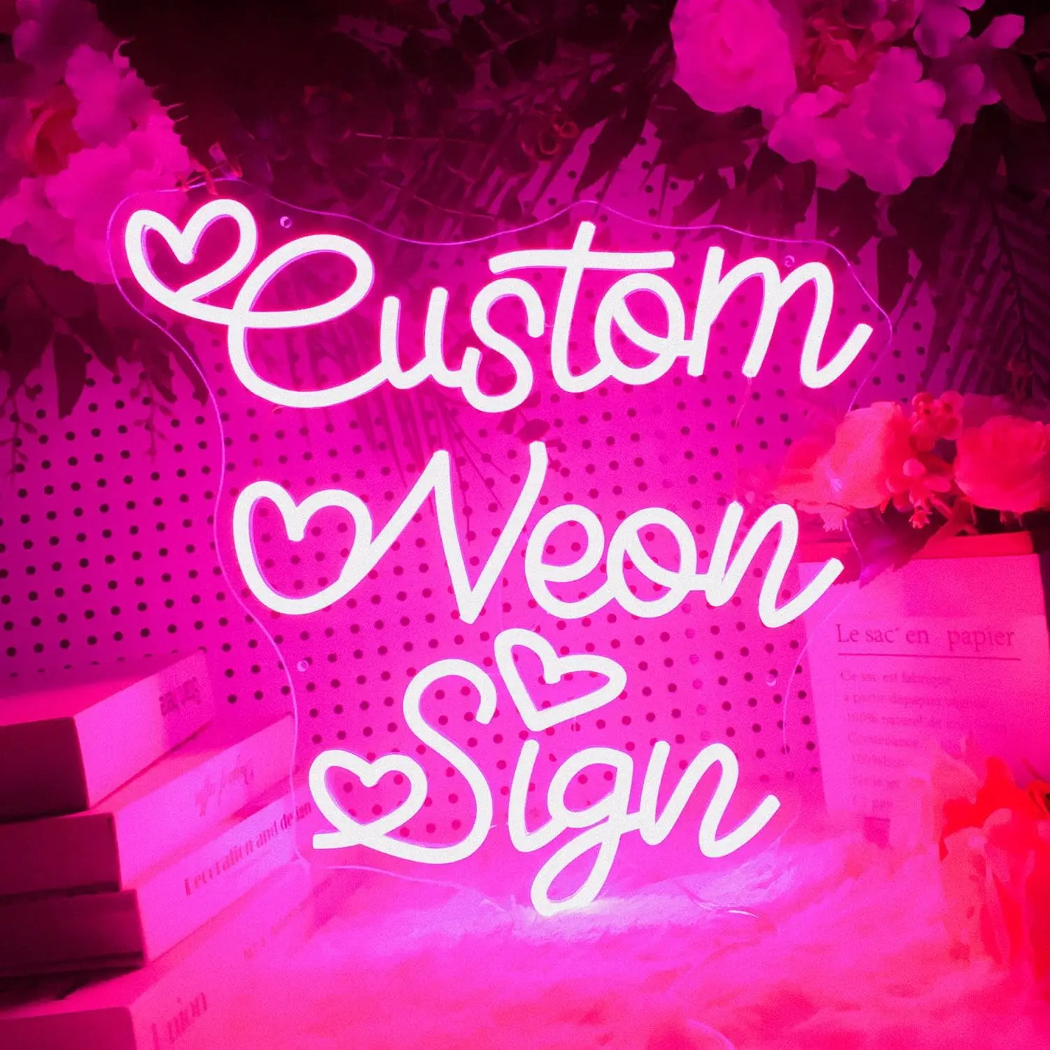 Custom-Neon-Sign-for-Wall-Decor-LED-Neon-Light-for-Bedroom-Aesthetics ...