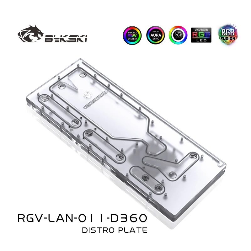 Bykski Acrylic Distro Plate / Board For Lian Li O11 Dynamic Case / Fit ...