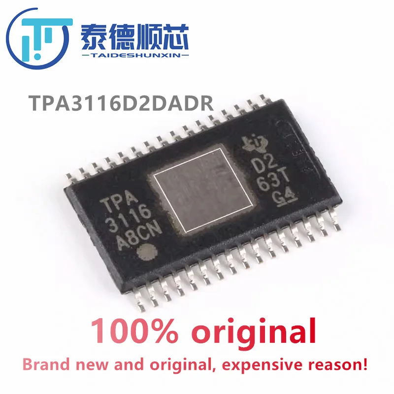 New-original-TPA3116D2DADR-package-HTSSOP-32-2-channel-Class-D-audio ...