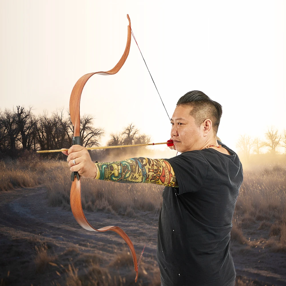 Toparchery-Take-Down-Recurve-Traditional-Long-Bow-Expoxy-Resin-Bow ...