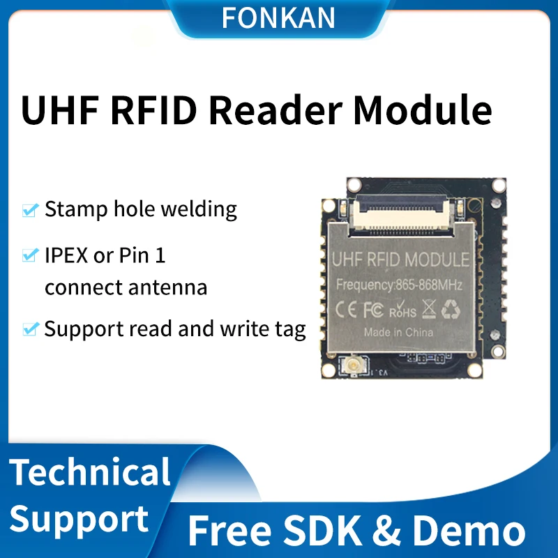 865-868Mhz-PR9200-Baord-Short-Range-Small-Size-Low-Cost-UHF-RFID-Reader ...