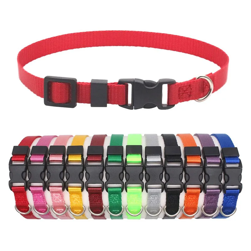 12-Pcs-set-Soft-Nylon-Puppy-Whelping-Id-Collars-Adjustable-Breakaway ...