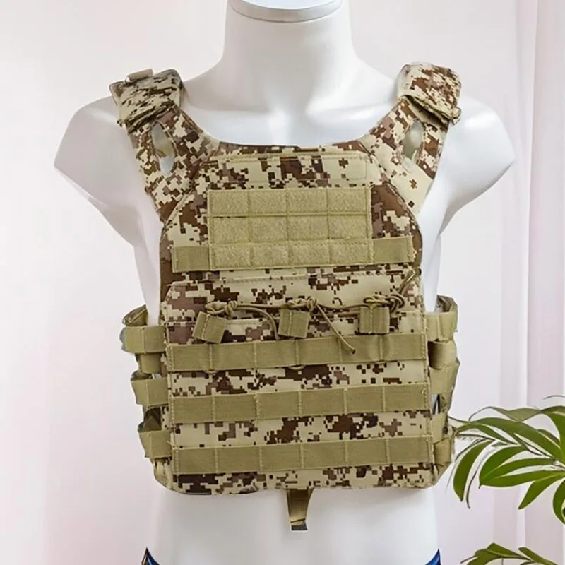 Military-Tactical-Vest-Waterproof-Outdoor-Body-Armor-Lightweight-JPC ...