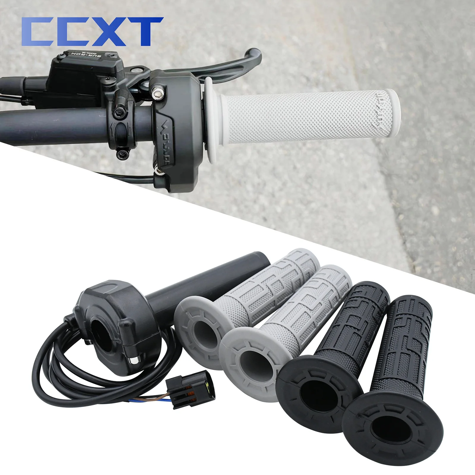 22mm Motorcycle Throttle Turn Grip Handlebar Accelerated Handle ...