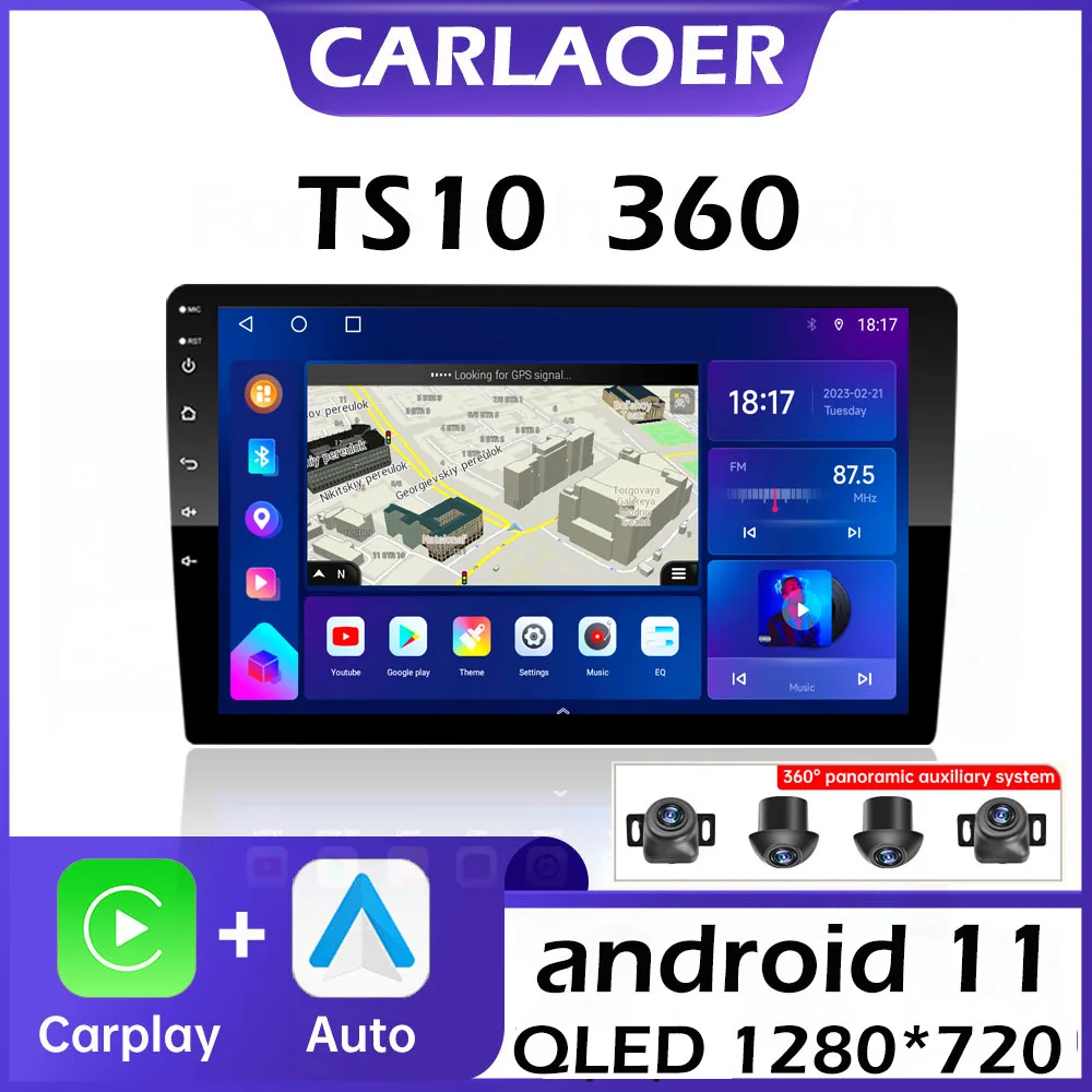 TS10-2din-Car-Android-Radio-Multimedia-Player-9-10-inch-Carplay-For ...
