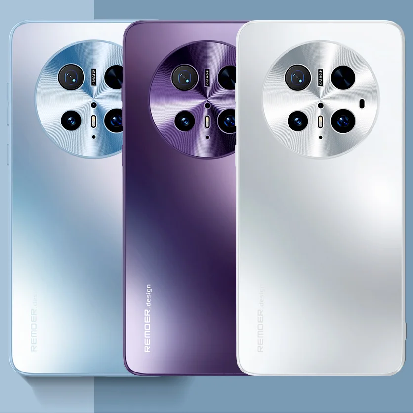 Matte Acrylic Back Cover with Metal Camera Protection for P40 Pro ...
