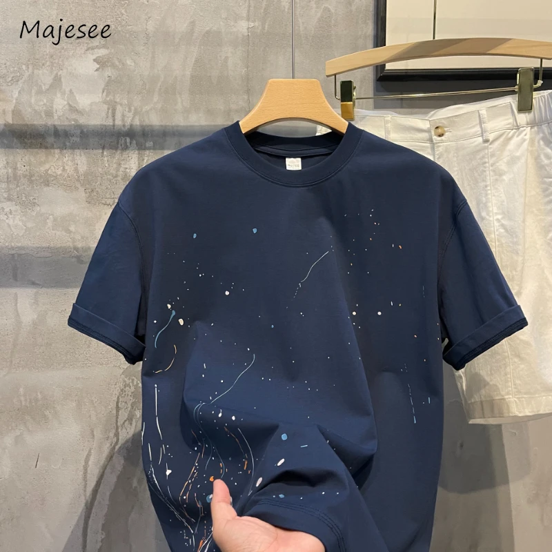 3-Color-T-Shirts-Men-Printed-Simple-Cool-Korean-Style-High-Street ...