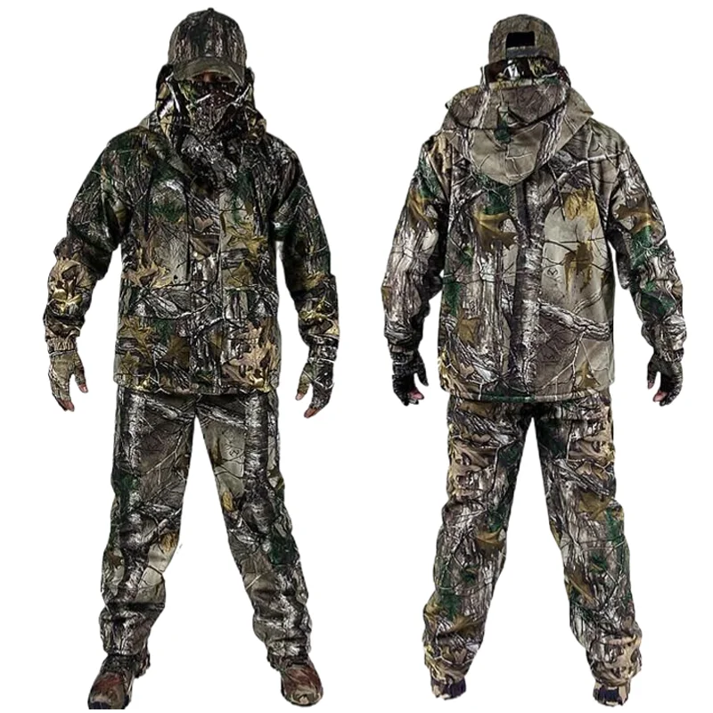 Men-s-Outdoor-Bionic-Winter-Camouflage-Clothes-Hunting-Clothing-Winter ...