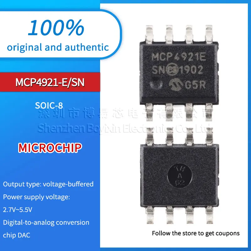 Original-genuine-MCP4921-E-SN-silk-screen-MCP4921E-minute-SOIC-8-12-bit ...